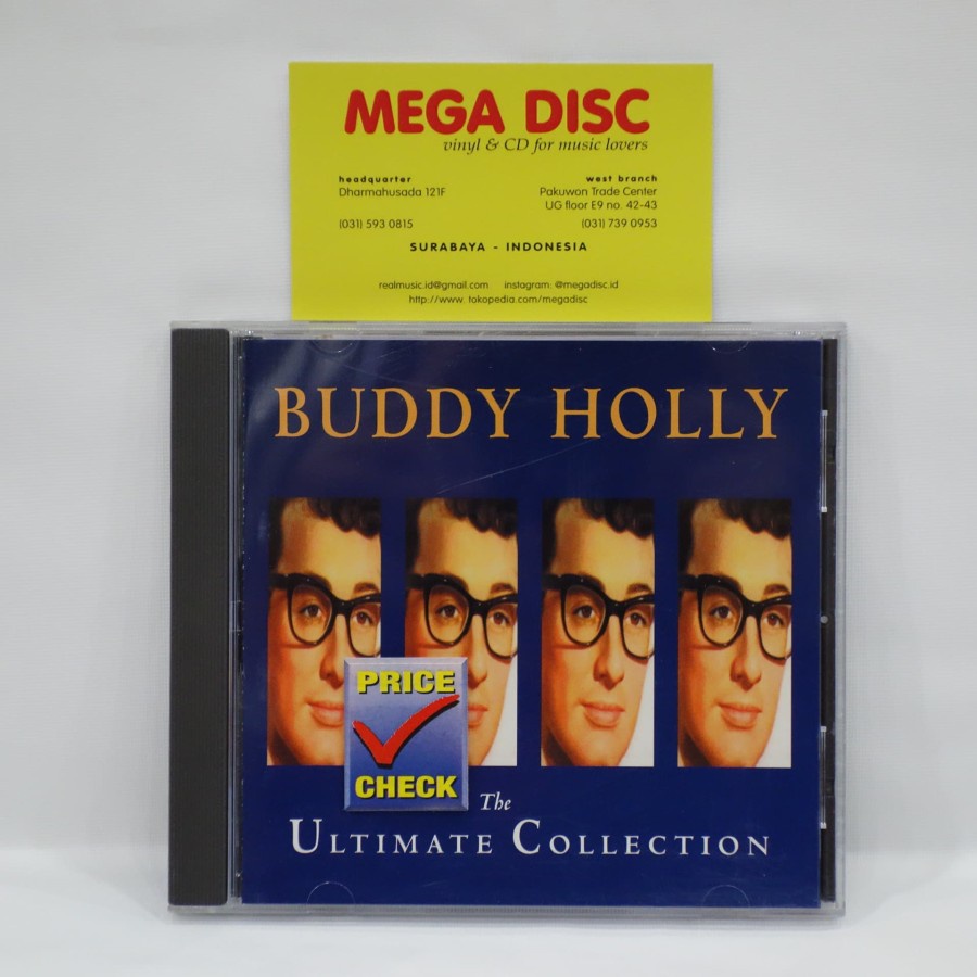Jual CD Buddy Holly - The Ultimate Collection Album Audio Music ...