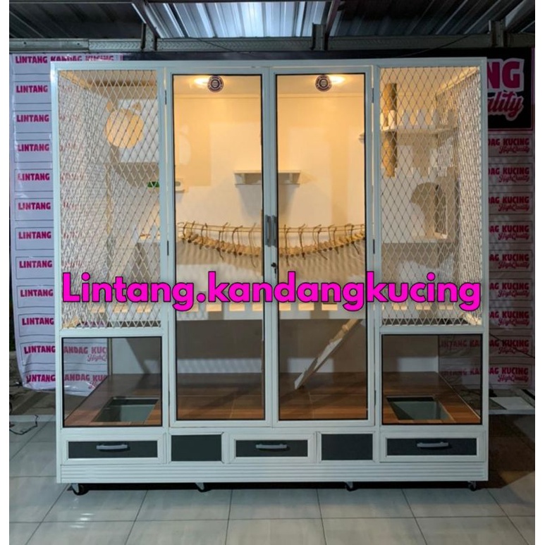 Jual Kandang Kucing Besar Minimalis Kandang Kucing quarium Kandang ...