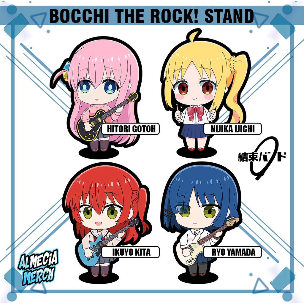 Jual Stand Anime Bocchi The Rock / Mini Standee Karakter Bocchi Nijika ...