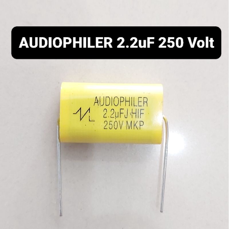Jual Audiophiler 2.2 uF 250V Kapasitor Tahanan Tweeter 2,2 uF 250V MKP | Shopee Indonesia