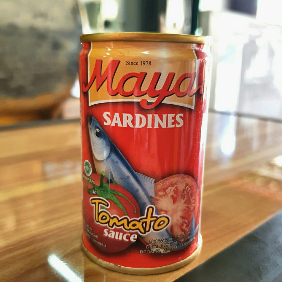 Jual Maya Sarden Kaleng 155g / Sarden Maya kecil / Sarden Maya saus ...