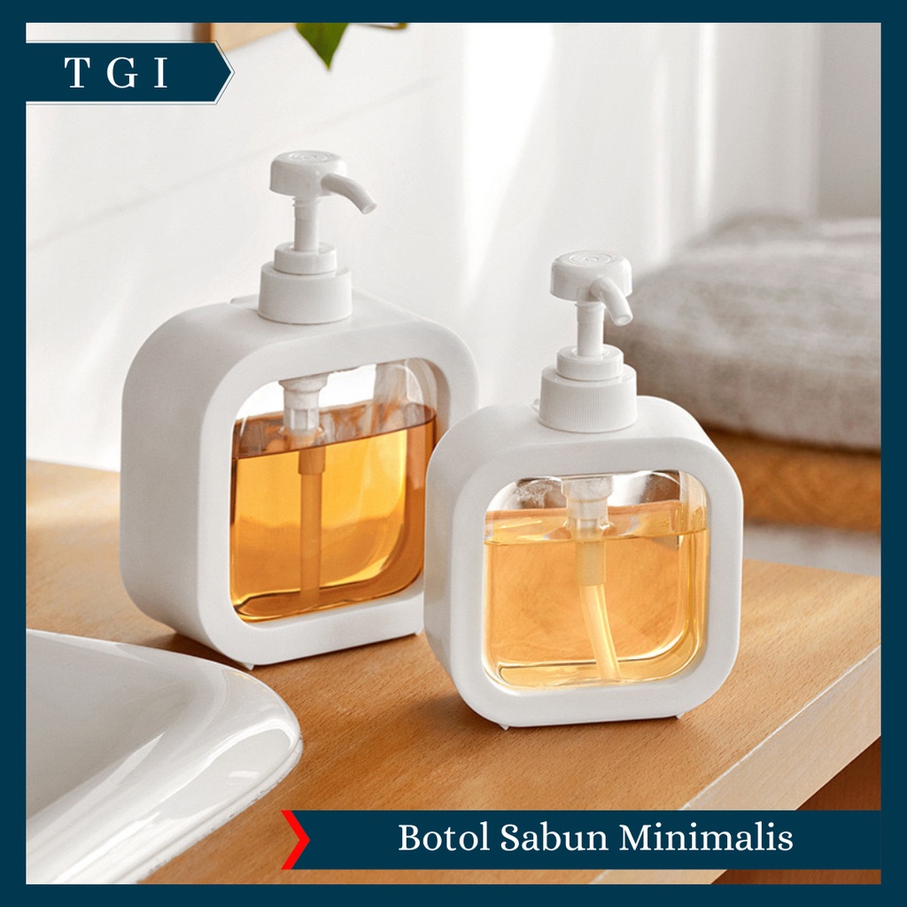 Jual TGI - BOTOL SABUN MINIMALIS ELEGAN 300 ML 500 ML / BOTOL SABUN ...