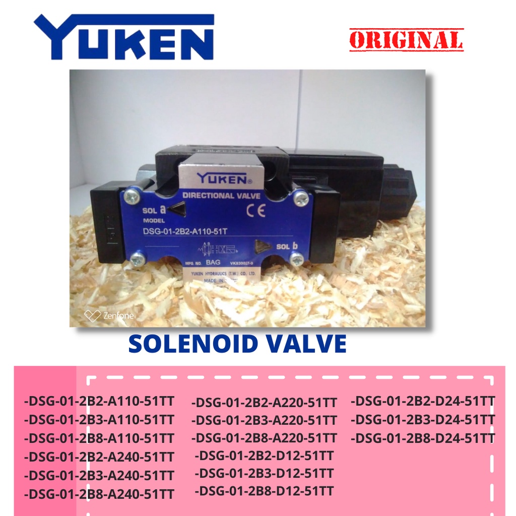 Jual YUKEN SOLENOID VALVE DSG-01-2B*-A/D | Shopee Indonesia