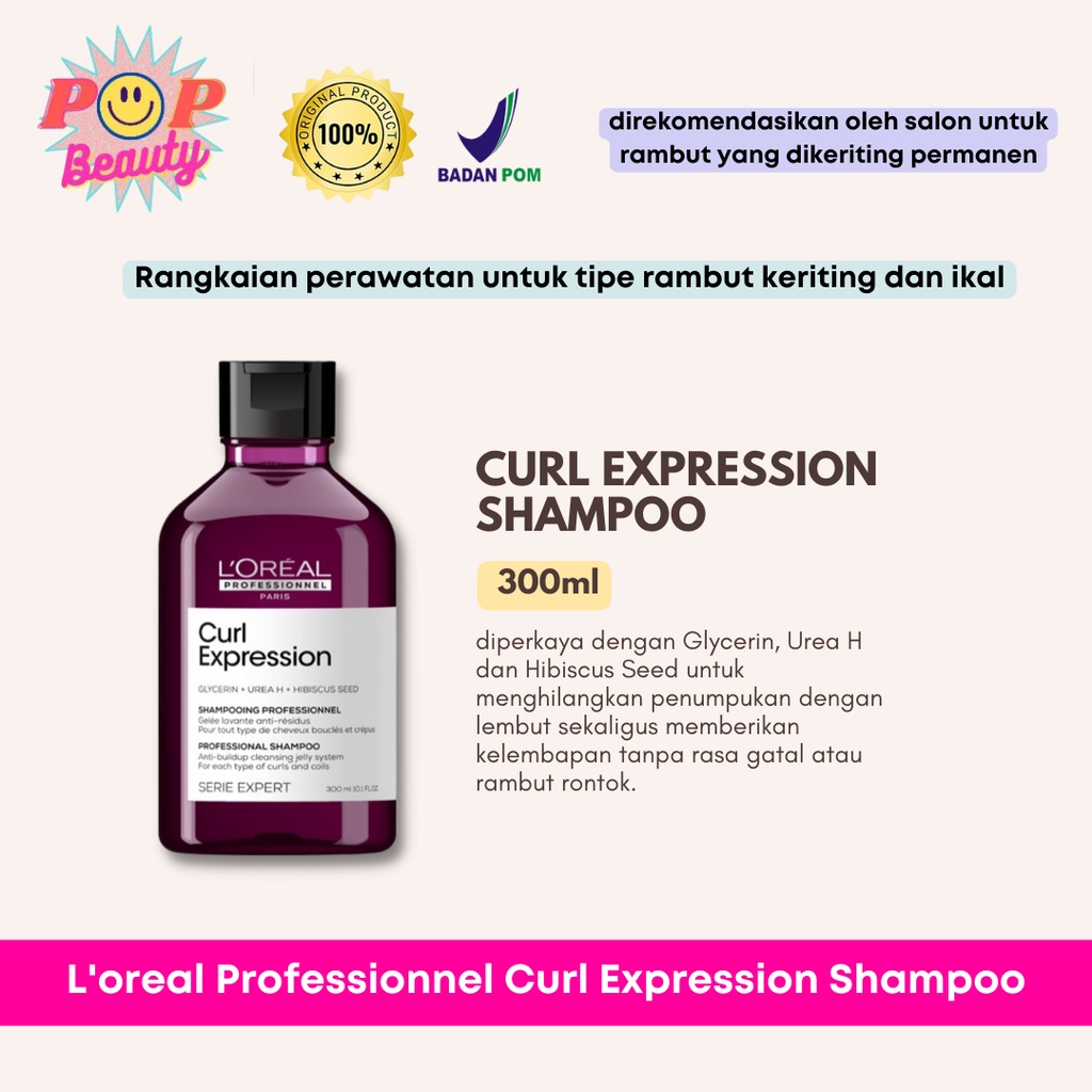Jual Loreal curl expression shampoo hair mask hair spray / shampoo ...