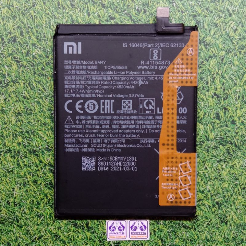 Jual Baterai Batre Batu Battery Poco F3 / F3 Pro / K40 Pro / K40 Plus BM4Y Copotan Cabutan ...