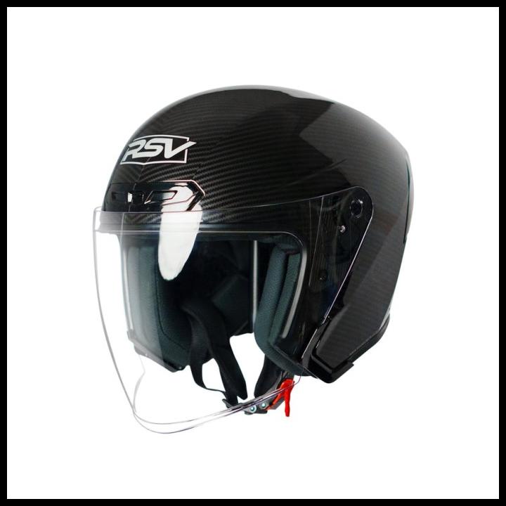 Jual Helm Rsv New Windtail Carbon Glossy - Helm Half Face - Rsv Helmet ...