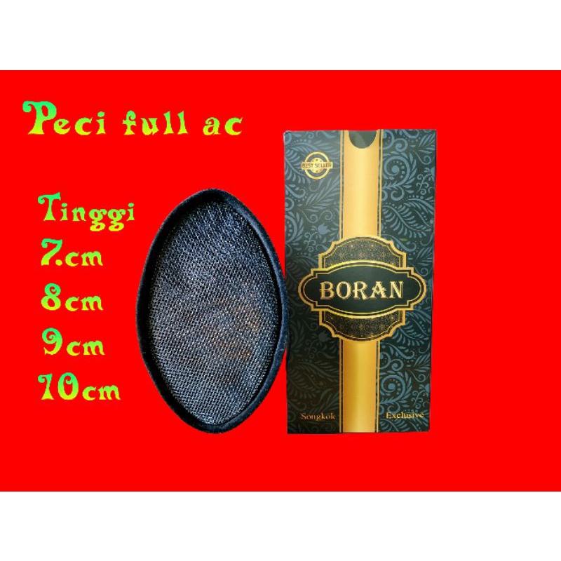 Jual PECI HITAM FULL AC | SONGKOK NASIONAL TINGGI 7 8 9 10 PLUS BOX ...