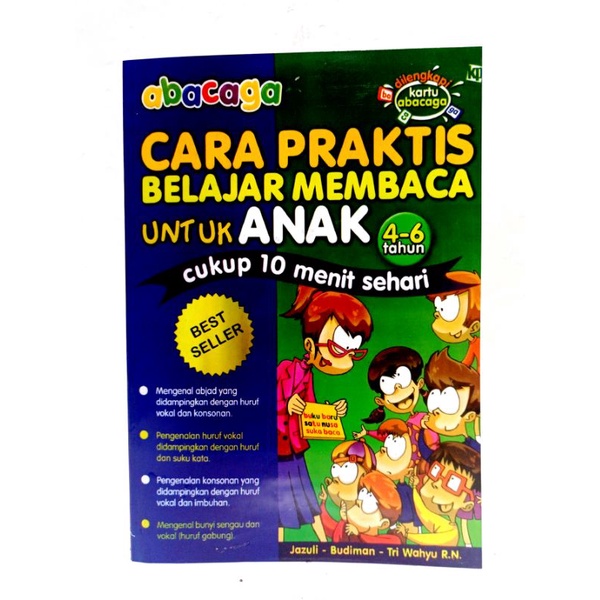 Jual Buku abacaga Cara Praktis Belajar Membaca Untuk Anak 4-6 tahun ...
