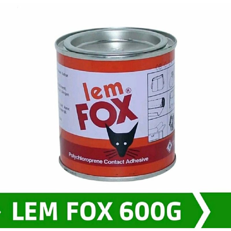 Jual Lem FOX Kaleng 600 Gr Lim Kuning Aibon Kaleng Merah | Shopee Indonesia
