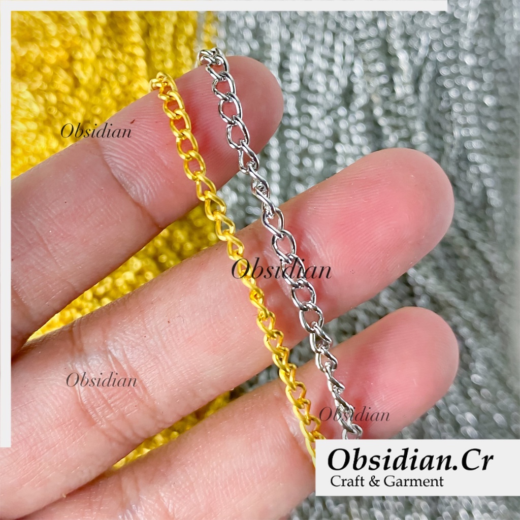 Jual Rantai Beras Bahan Craft Kerajinan Tangan Permeter | Shopee Indonesia