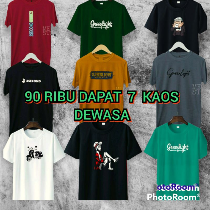 Jual 90 RIBU DAPAT 7 KAOS DEWASA PRIA DAN WANITA | Shopee Indonesia Jual 90 RIBU DAPAT 7 KAOS DEWASA PRIA DAN WANITA | Shopee Indonesia