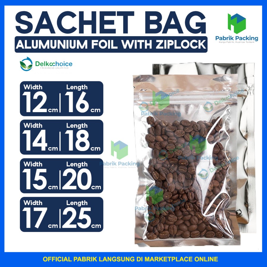 Jual Plastik Sachet Plastik Saset Alumunium Foil Delkochoice Kemasan ...