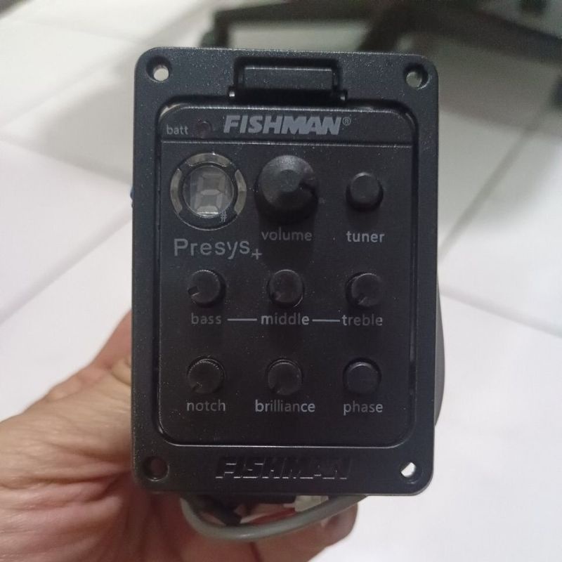 Jual preamp Fishman presys EQ201/pre amp Fishman presys + | Shopee ...