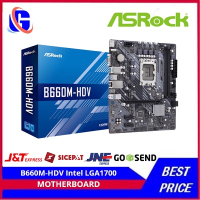 Jual Asrock B660M-HDV Intel LGA1700 B660 DDR4 | Shopee Indonesia