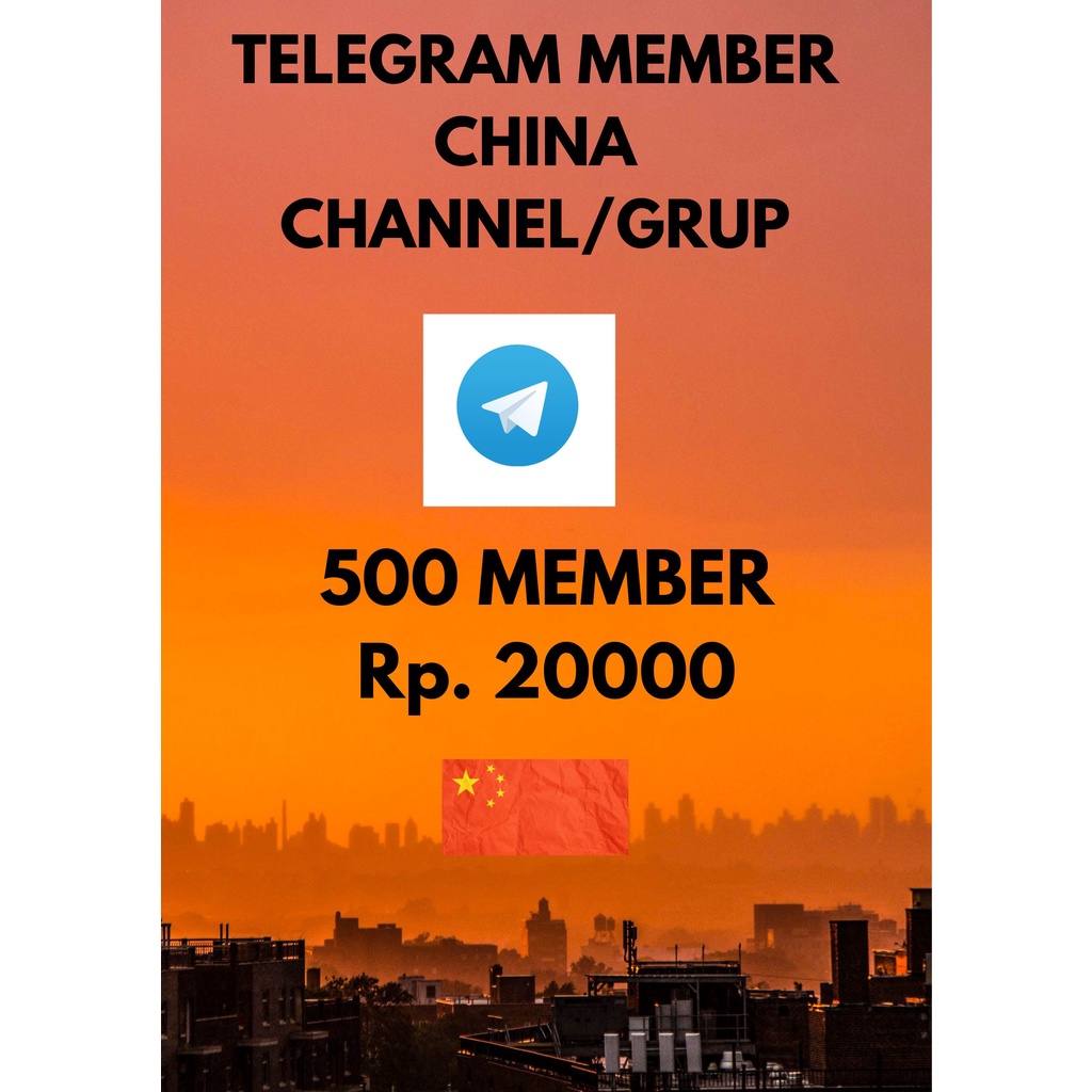 Jual TELEGRAM MEMBER CHINA GRUPB/ CHANNEL | Shopee Indonesia