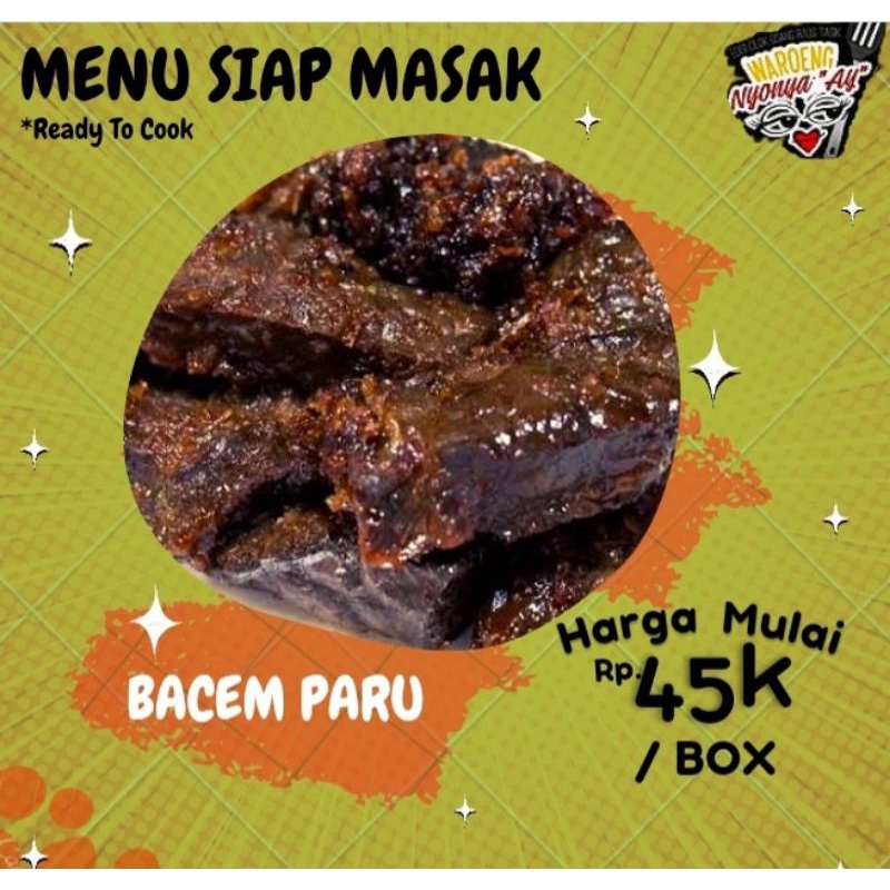 Jual READY Bacem Paru/babat/usus/tamusu box 650ml (siap goreng ...