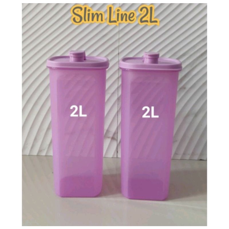 Jual slim line 2 liter tupperware / tempat minum 2 l / tupperware 2 ...