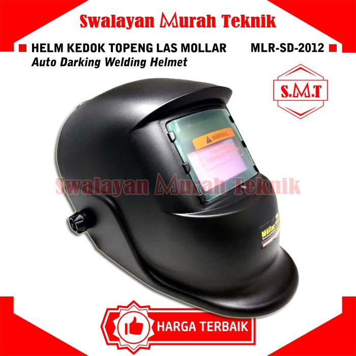 Jual MOLLAR SD 2012 Helm Kedok Topeng Las Auto Darking Welding Helmet ...