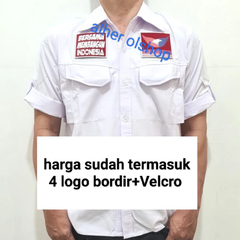 Jual Kemeja tactical partai Perindo baju tactical partai Perindo Kemeja ...