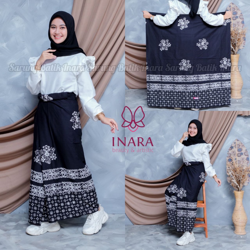 Jual Sarung Batik Inara/Sarung Batik Cap/Sarung Batik Katun Cewe ...