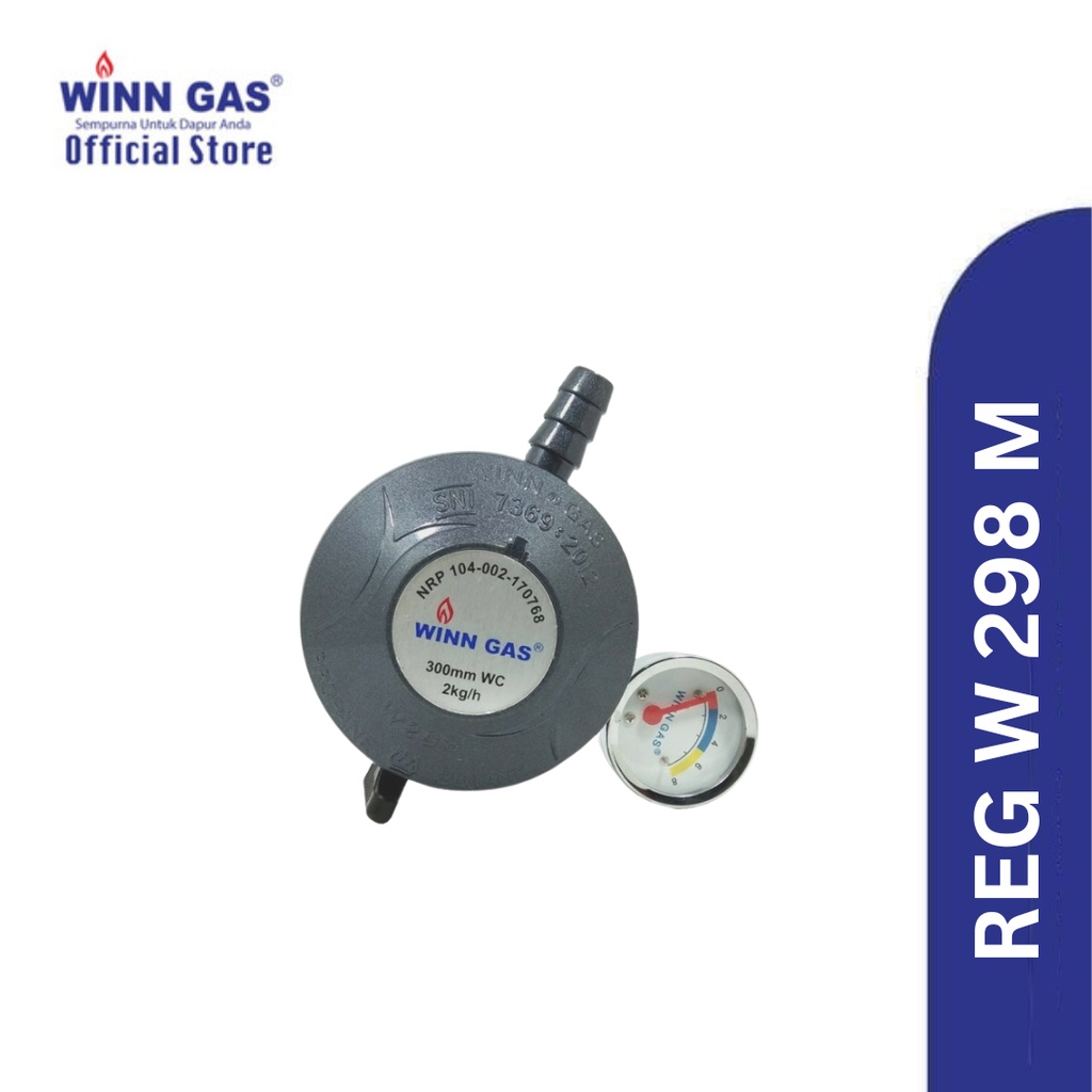 Jual Winn Gas Regulator W 298 Meter Tekanan Rendah | Shopee Indonesia