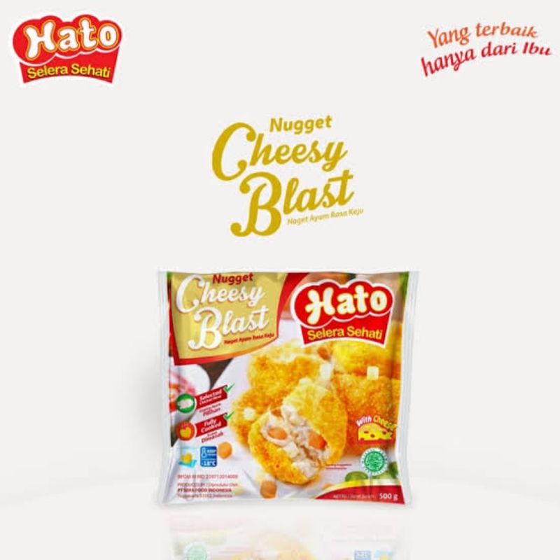 Jual HATO Chicken Nuget Cheesy Blast 500 Gram | Shopee Indonesia