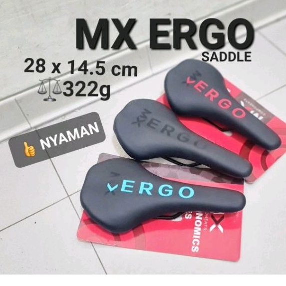 Jual Saddle Sepeda Ergo MX Gel 2615 Sadel Sadle Jel Balap Roadbike Seli ...