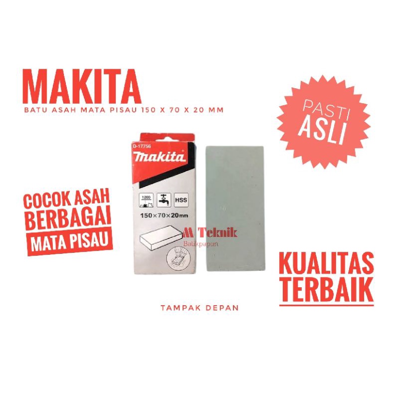 Jual Batu Asah Gosok Makita 150 x 70 x 20 mm asahan pisau pengasah mata ...