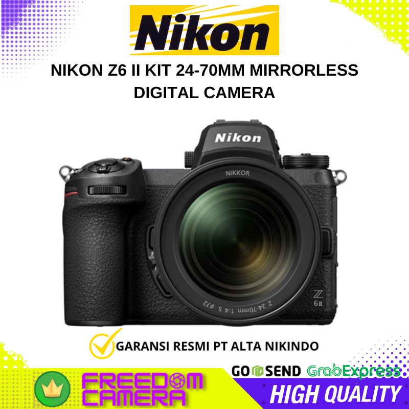 Jual NIKON Z6 II KIT 24-70MM MIRRORLESS DIGITAL CAMERA | Shopee Indonesia
