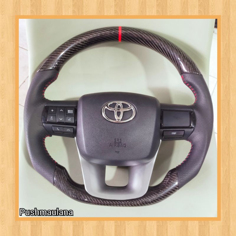Jual Stir Setir Fortuner VRZ Carbon Kevlar Original | Shopee Indonesia
