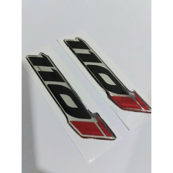 Jual logo emblem 110i harga 2pc kiri dan kanan | Shopee Indonesia
