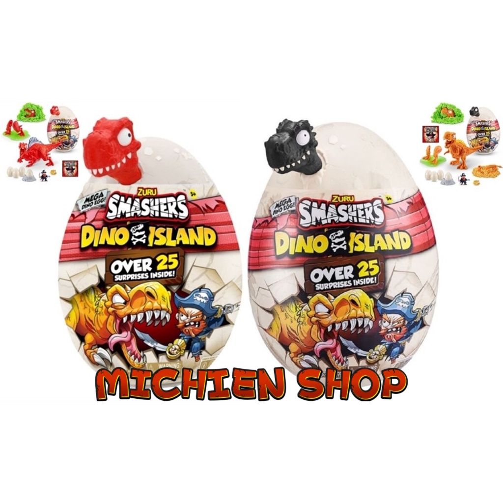 Jual Zuru u Smashers Dino Island Series 5 Mega Original Big 100% ...