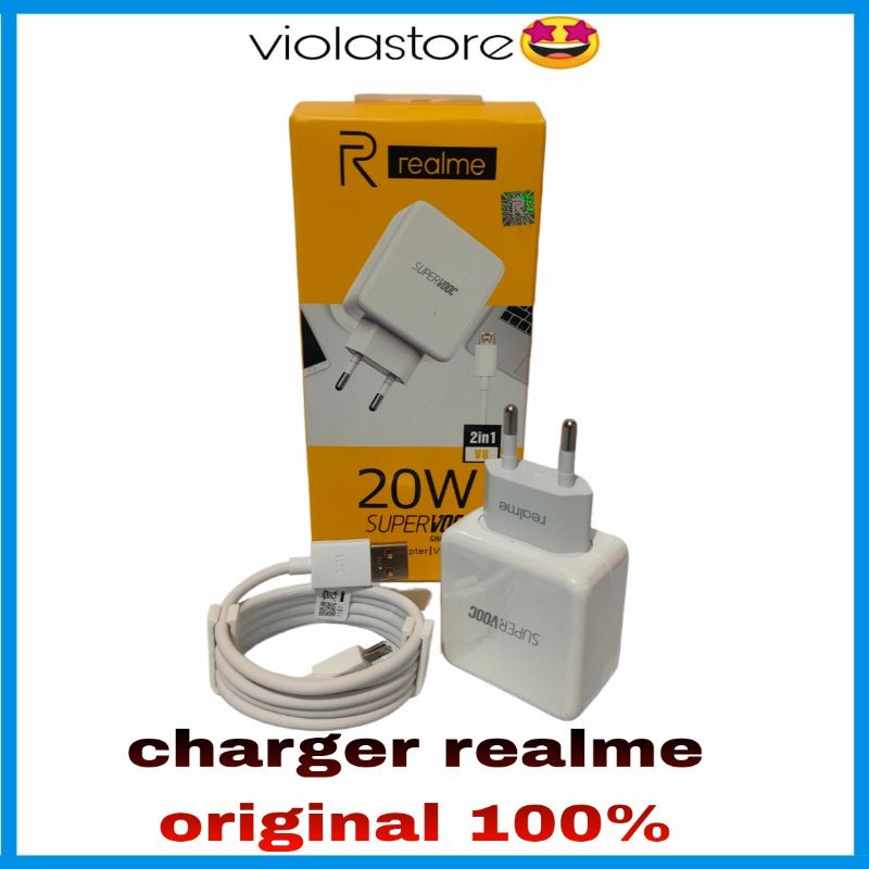 Jual Charger realme original 100% fastcharging 65 Watt/20 Watt micro ...