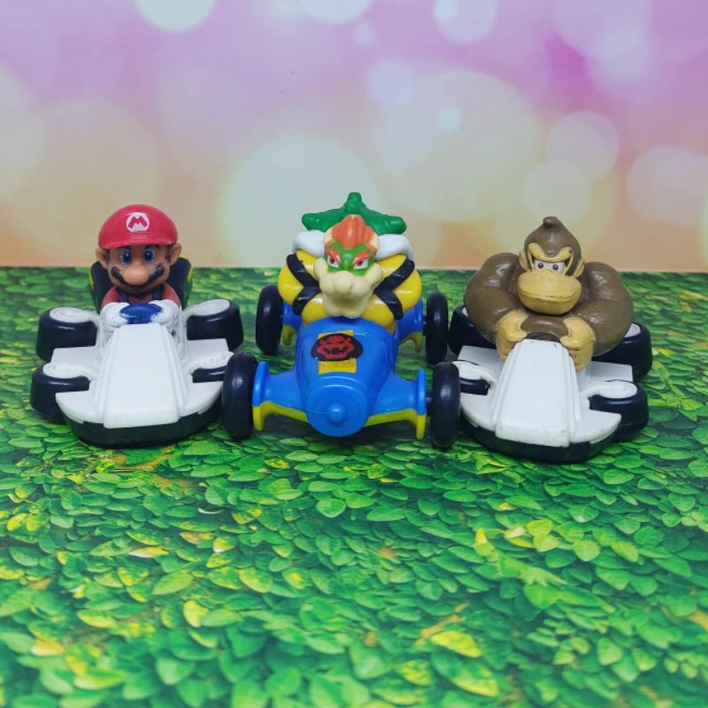 Jual Mcdonalds Action Figure Super Mario Bros kart/mobil mario bros dan ...