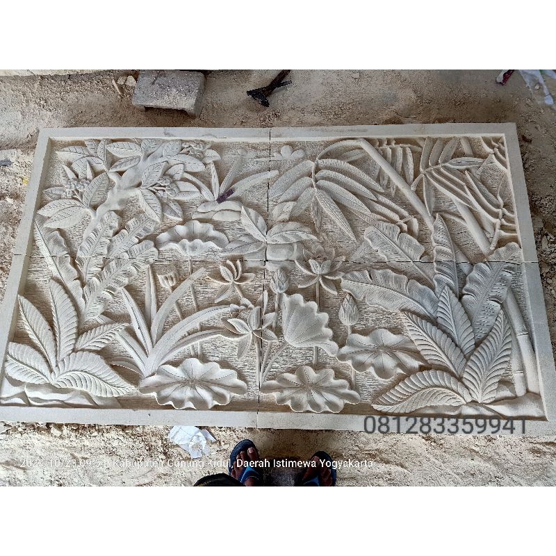 Jual Jual Batu Ukir Dinding - Ukiran Pilar Rumah - Relief Batu Alam ...