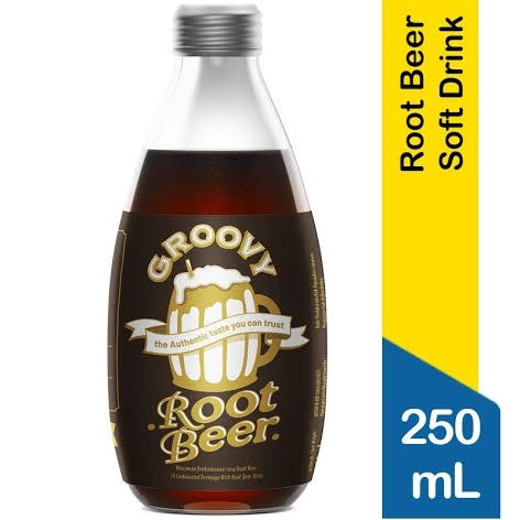 Jual GROOVY Root Beer soft drink 250ml 250 ml botol kaca | Shopee Indonesia