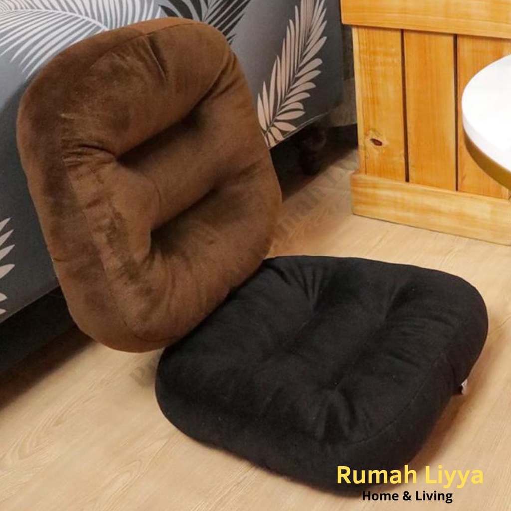 Jual Kinarahome Bantal Duduk Sofa Kursi Mobil Empuk - Hitam Polos ...
