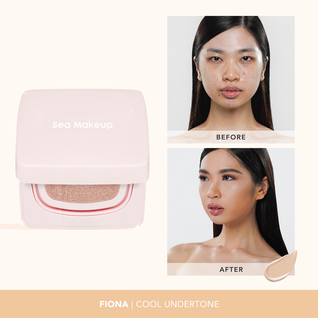 Jual Sea Makeup Acne Cover & Smooth Two Way Cake | Up Fix and Flawless ...