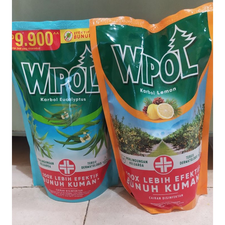 Jual WIPOL Karbol Lemon 750ML/450ML | Shopee Indonesia