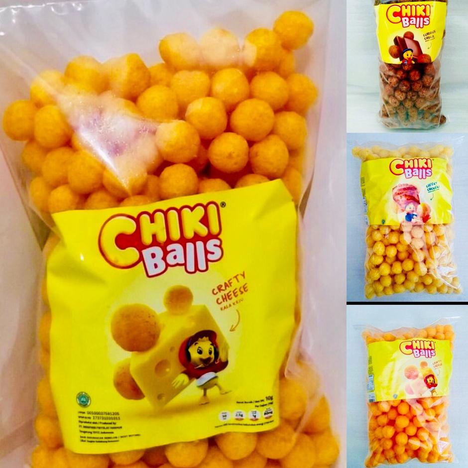 Jual Realpct Chiki Balls Jumbo Keju Coklat Snack Kiloan 200gr | Shopee ...