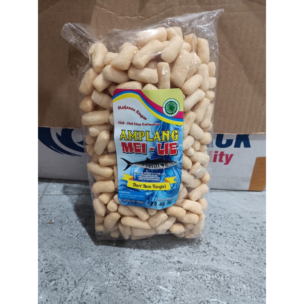 Jual Amplang Meilie/Amplang Mei-Lie/Kerupuk Ikan Tenggiri 250gr - ASLI ...