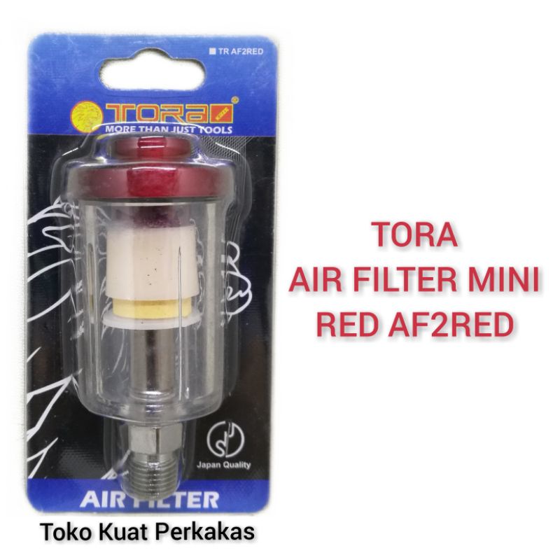 Jual TORA Mini Air Filter 1/4" RED / Water Separator / Saringan Air ...
