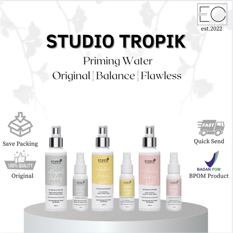 Jual STUDIO TROPIK Original // Flawless // Balance Priming Water (30ml/150ml) | Shopee Indonesia