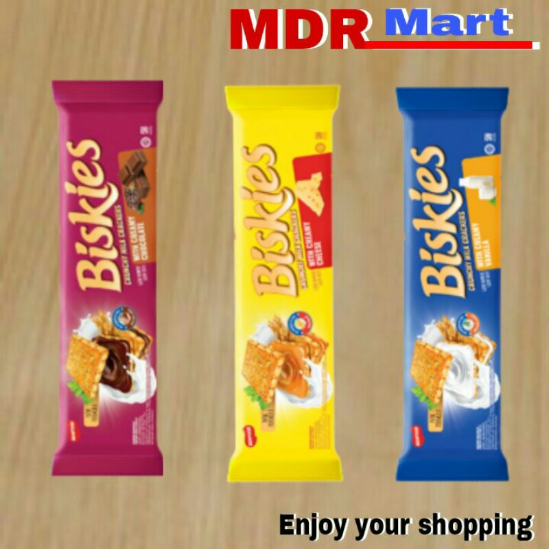 Jual BISKIES Biskuit sandwich crackers 96 gram | Shopee Indonesia
