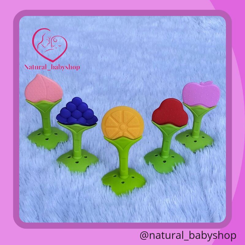 Jual TEETHER BUAH / GIGITAN BAYI MODEL BUAH / BABY TOOTH TEETHER (TANPA ...