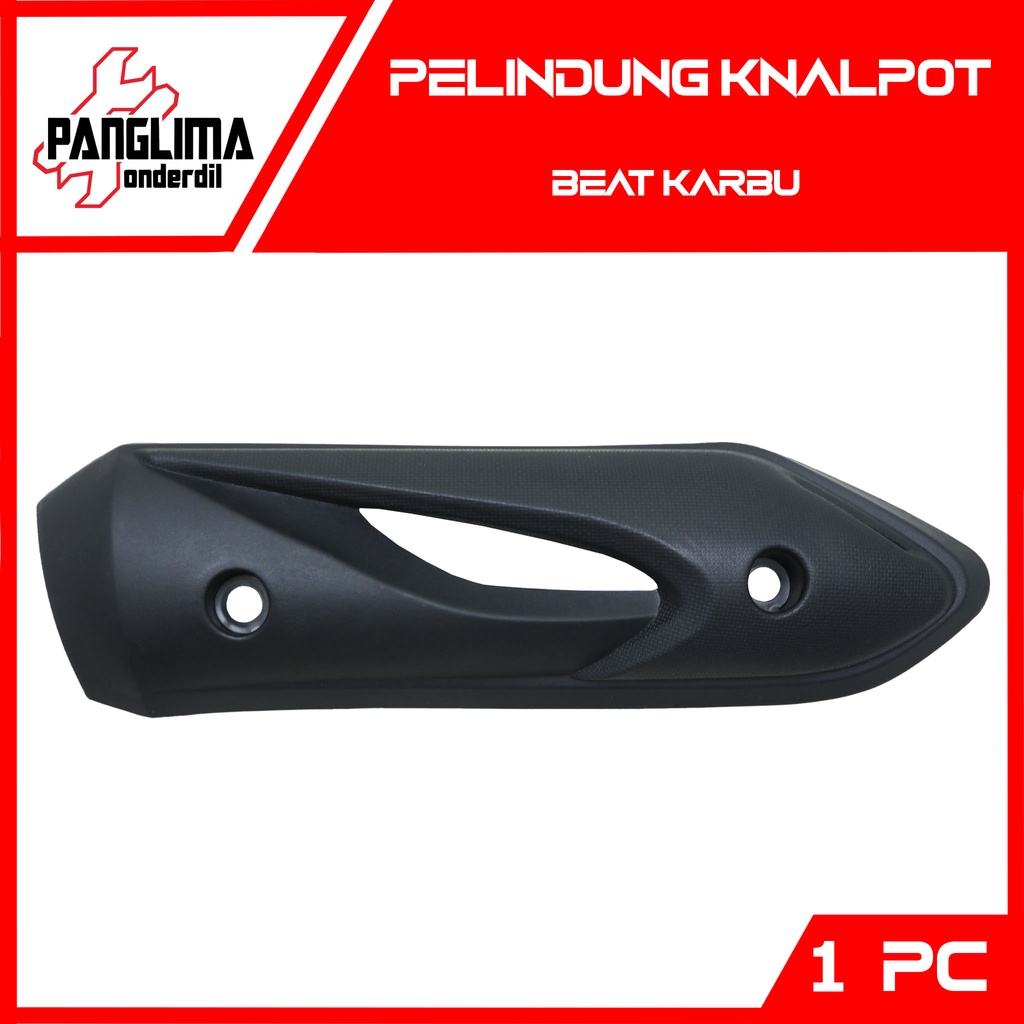 Jual Pelindung Knalpot Beat Karbu 2008-2012 Old Lama Hitam Cover Tutup ...