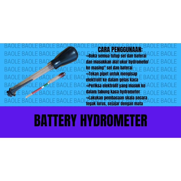 Jual Hydrometer Alat Tes Air Aki | Shopee Indonesia