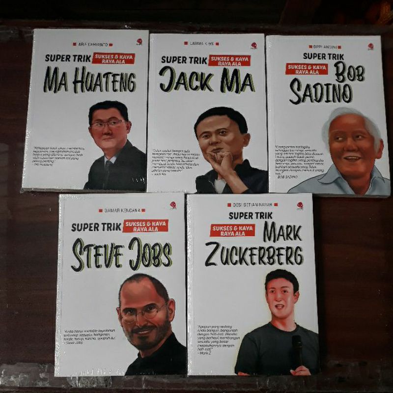 Jual Buku motivasi biografi- SUPER TRIK sukses & kaya raya ala tokoh ...