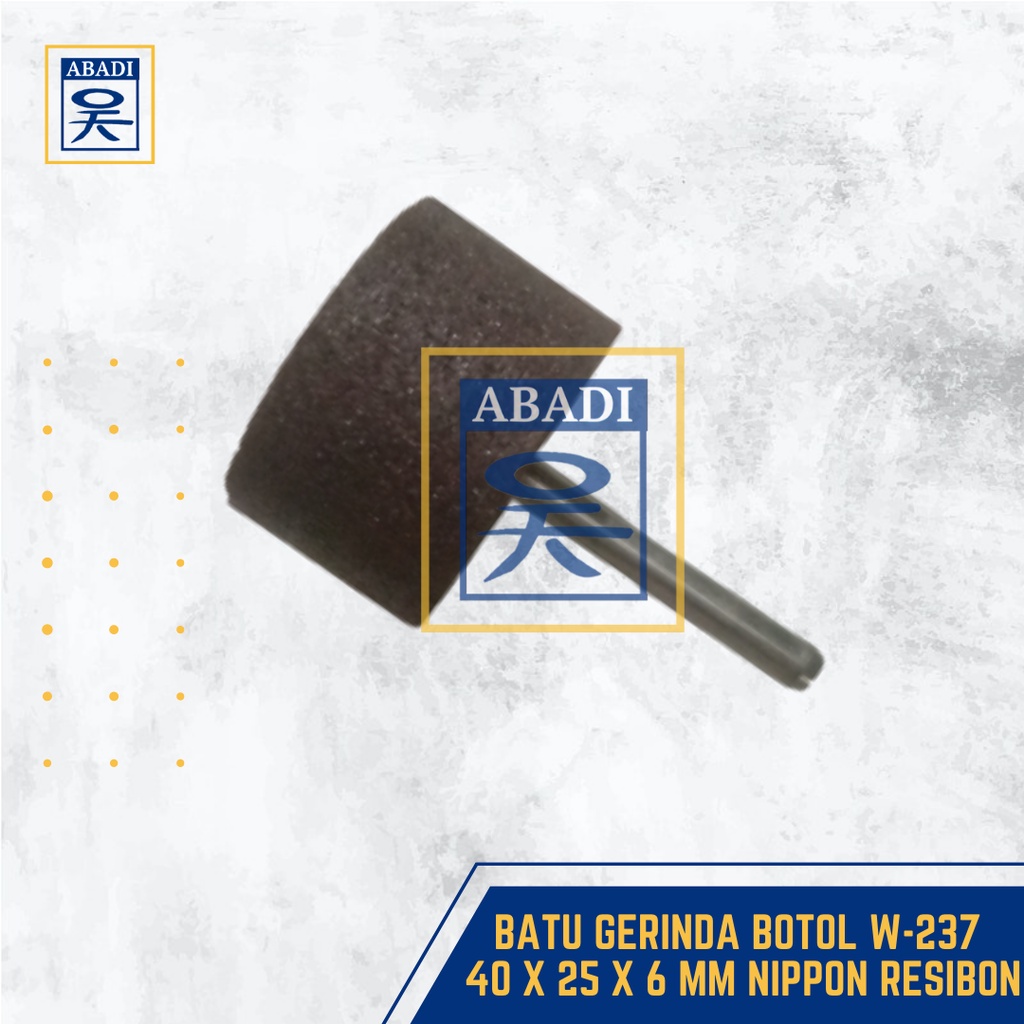 Jual BATU GERINDA BOTOL W-237 40 X 25 X 6 MM NIPPON RESIBON | Shopee ...