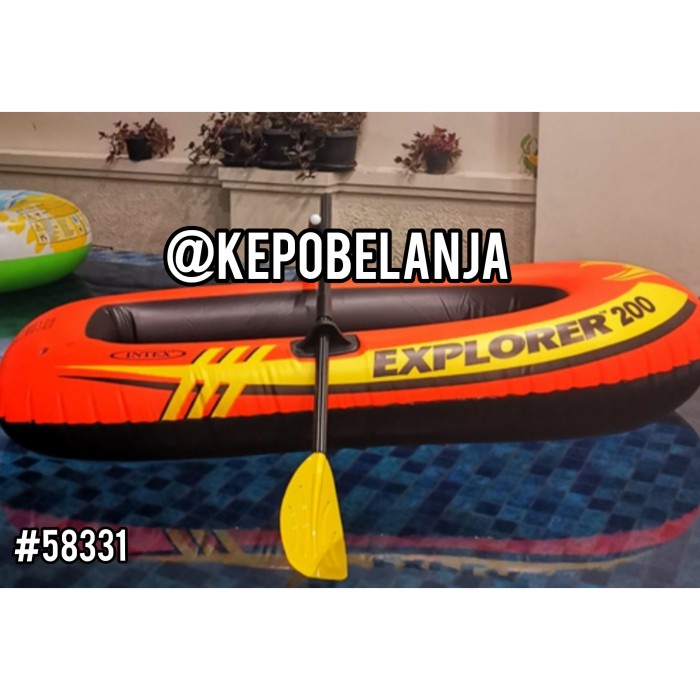 Jual Fer Kapal Karet Intex 58331 Explorer 200 Untuk 1 Dewasa 1 Anak ...